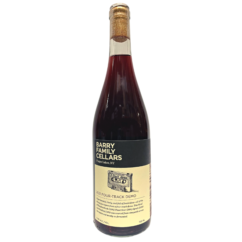 Barry Family Cellars "Four-Track Demo" Red Finger Lakes 2021
